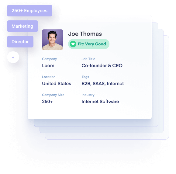 Get key contacts for your ideal customers | Clearbit
